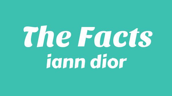 The Facts Lyrics - iann dior