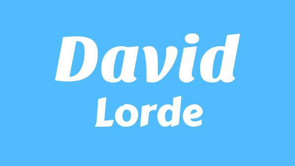 David Lyrics - Lorde