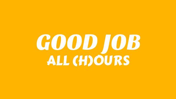 GOOD JOB Lyrics (English Translation) - ALL (H)OURS